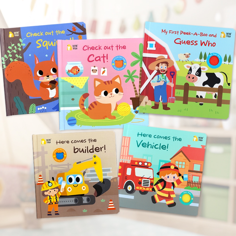 Bear tale Children's Flip Book My First Peek-A-Book Early Education ...