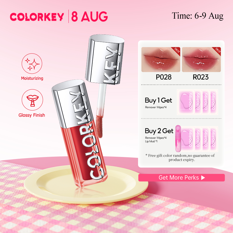 Colorkey Watery Lip Serum Moisturizing Easy to Use Lip Gloss Essence ...