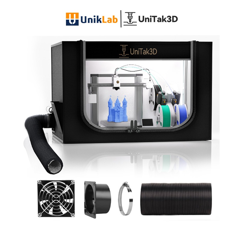【UniTak3D】3D Printer Enclosure with Ventilation for Bambu Lab A1 Combo ...