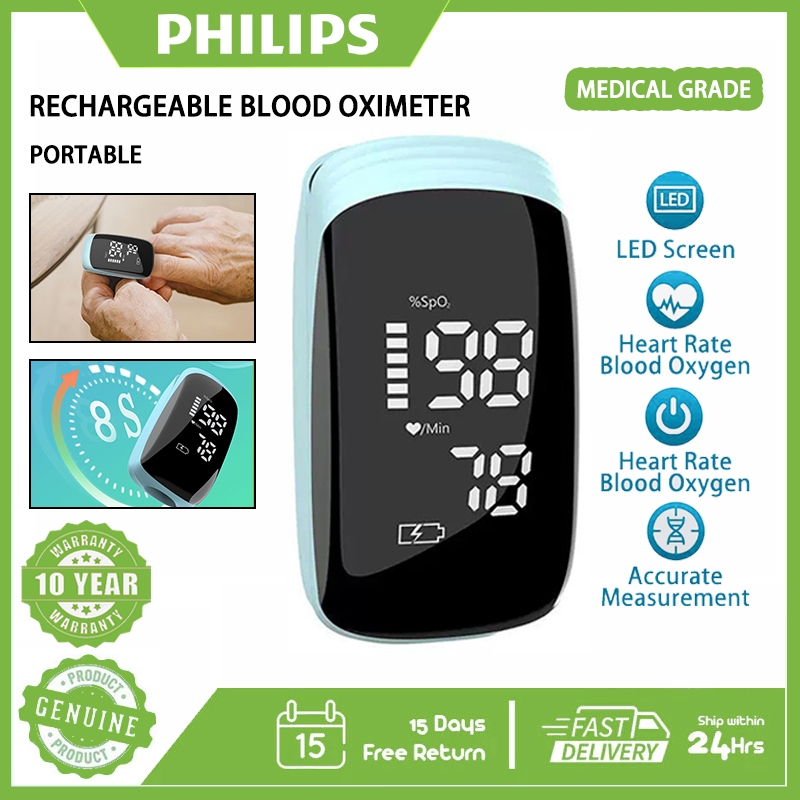 In stock - Philips Rechargeable Medical Finger-worn Pulse Oximeter for ...