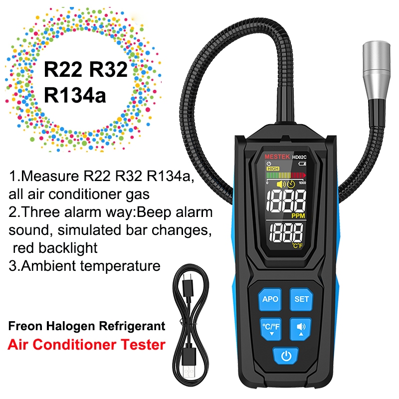 Refrigerant Tester for Air Conditioner Appliances Car Refrigerant Freon ...