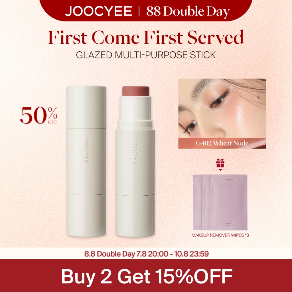 JOOCYEE BLUSHER GLAZED MULTI-PURPOSE STICK Long-lasting Natural Blush ...