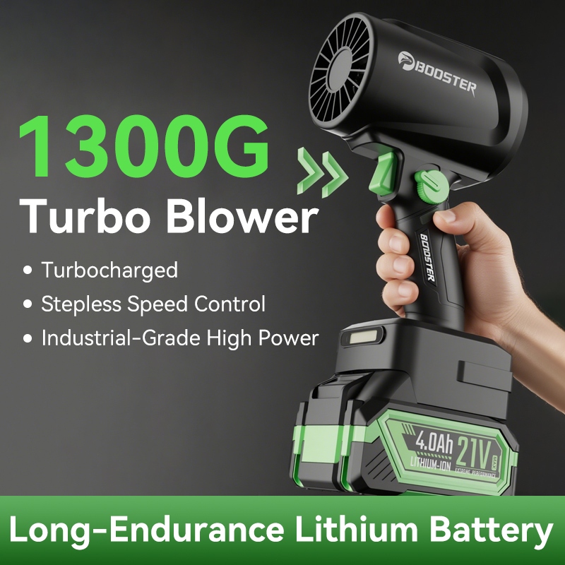 Booster High Power Turbo Blower 1300g Thrust Cordless Jet Fan ...