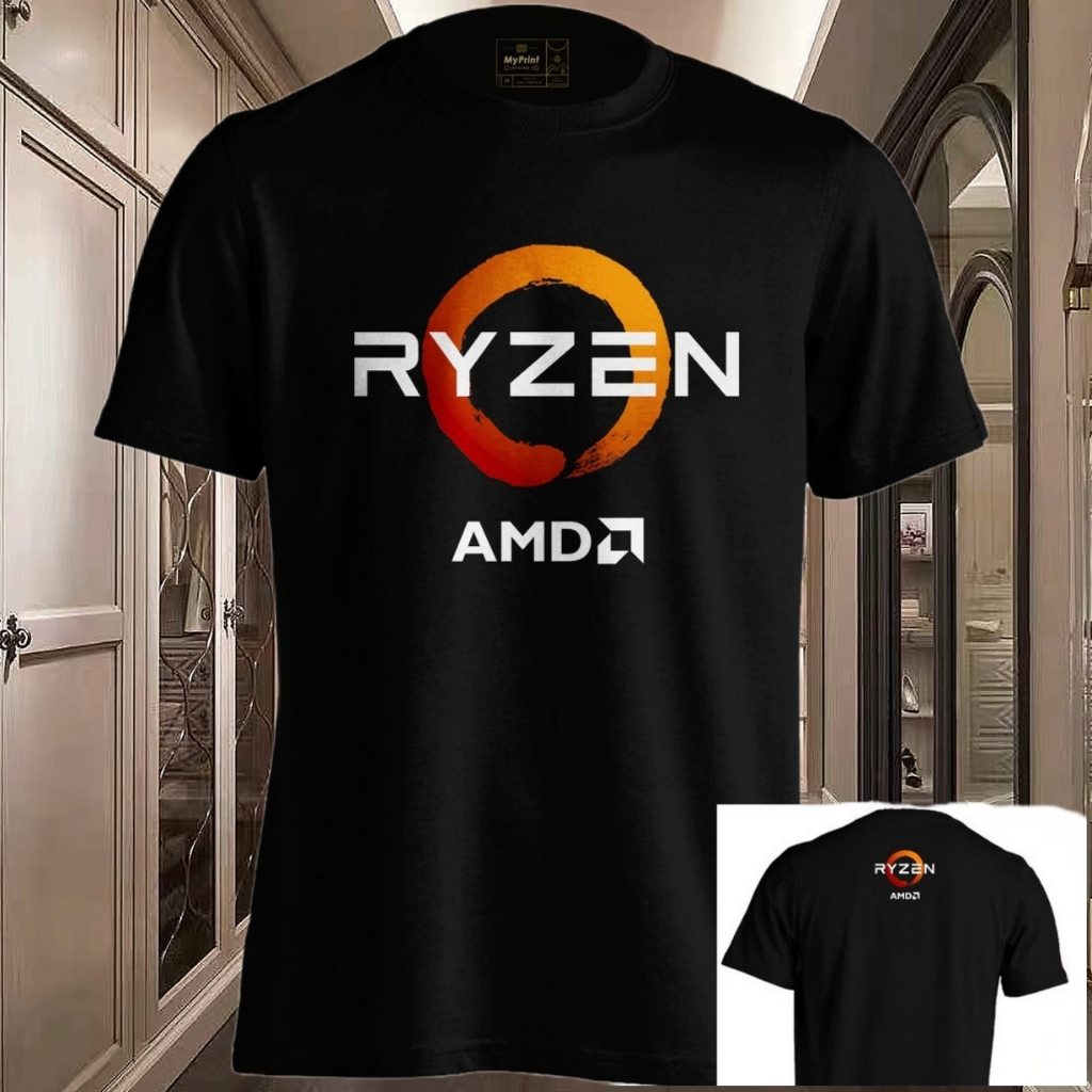 AMD RYZEN RADEON T-shirt Gaming RIG RTX GTX Graphics Card Nvidia Intel ...