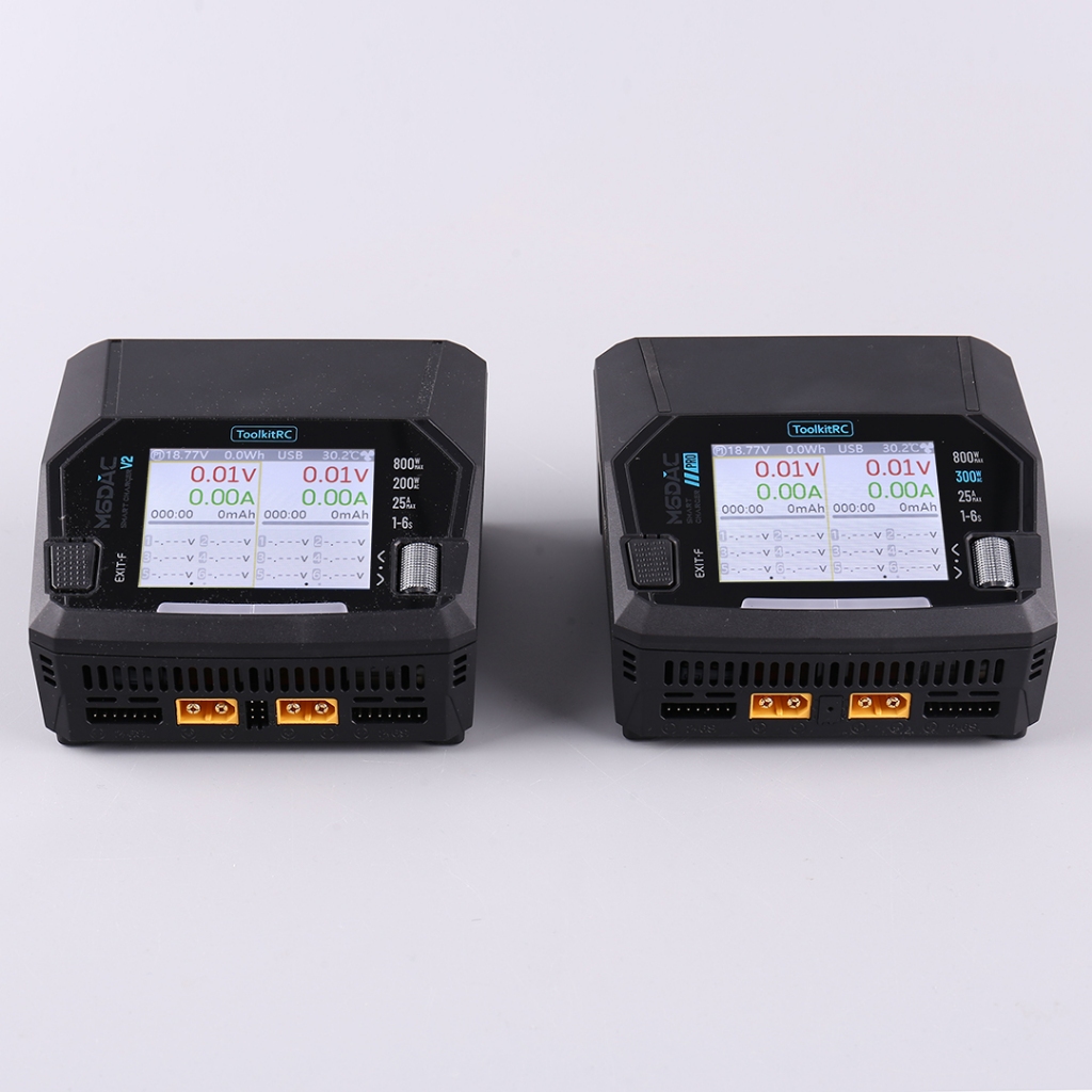 ToolkitRC M6DAC PRO V2 Dual Channel Smart Lipo Battery Charger ...