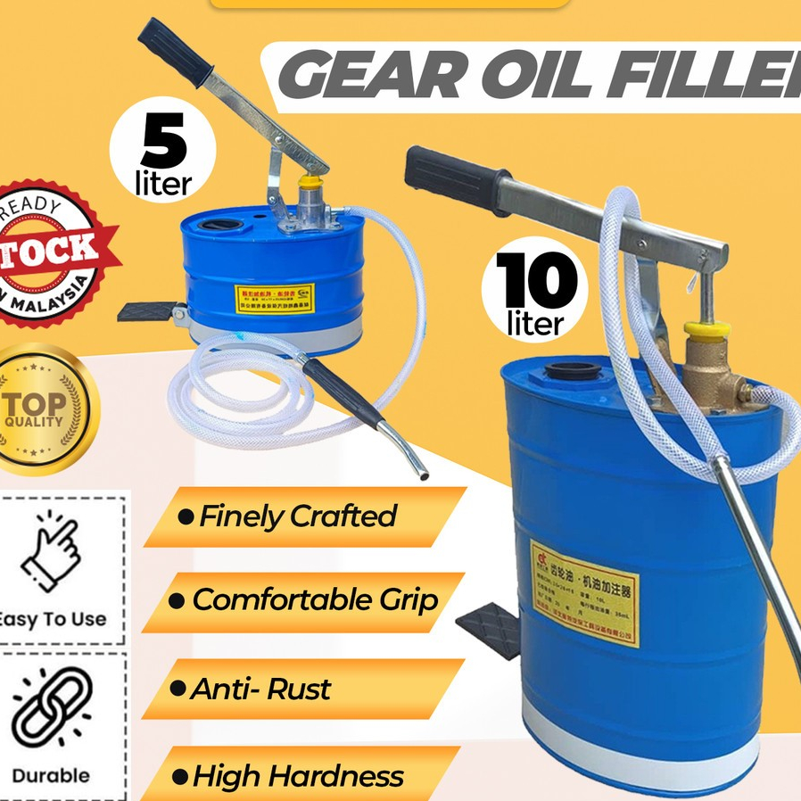 L/10L manual push-type oiler engine oil transmission oil transmission ...