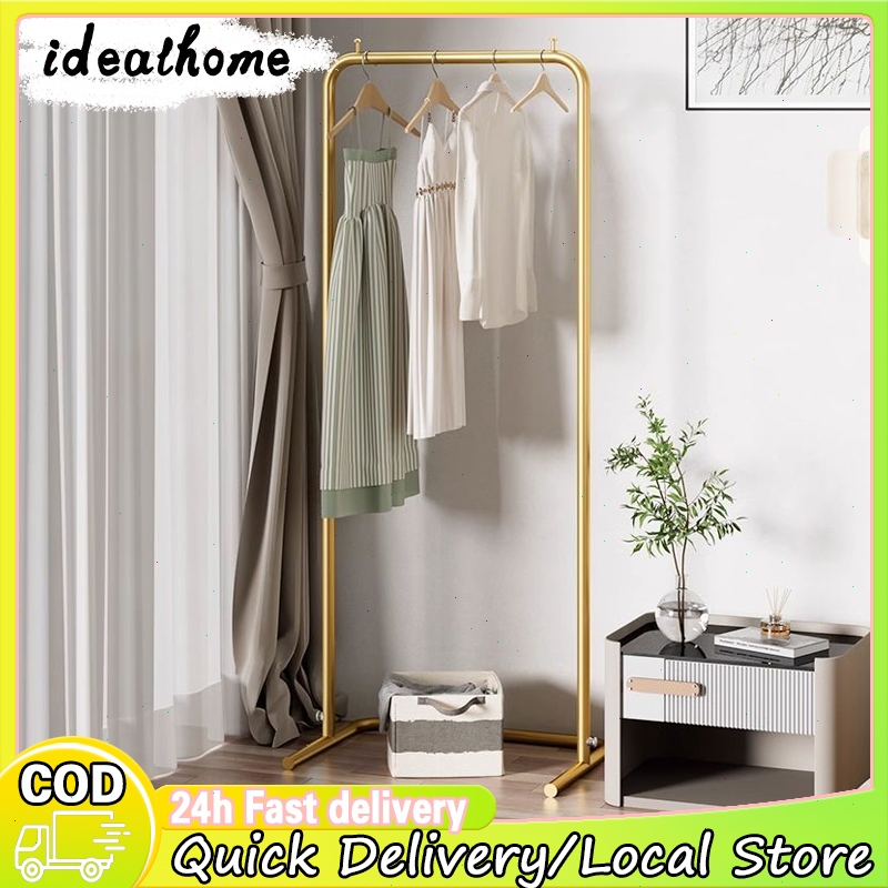 Simple Clothes Hanger Bedroom Floor Standing Clothes Rack Living Room ...