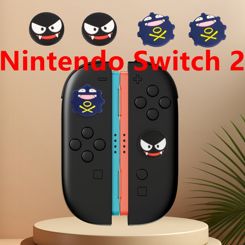 4-PCS Pokémon Pattern Silicone Joystick Caps for Nintendo Switch 2 ...