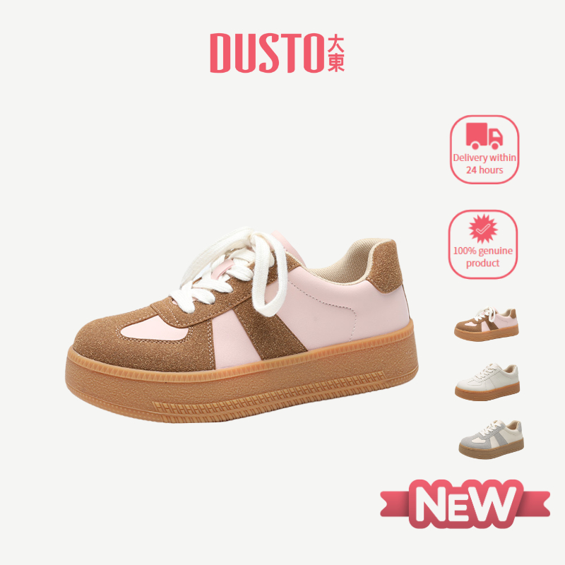 DUSTO Sports Shoes Women Flat Shoes Student Autumn New Style DW24Q0233A ...