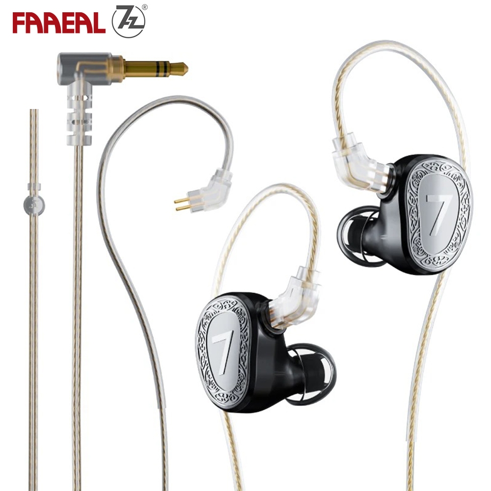 FAAEAL 7Hz Elua Ultra Wired Headset 10mm + 8mm Dual Drivers Noise ...