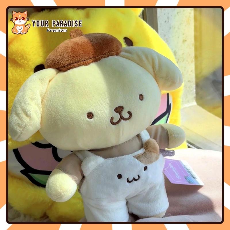 Pompompurin cute plush toys dressing dog cure doll super soft girly ...