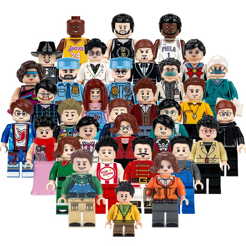 Building Block Minifigure Toy Set City Girl, School Teacher, Hero ...