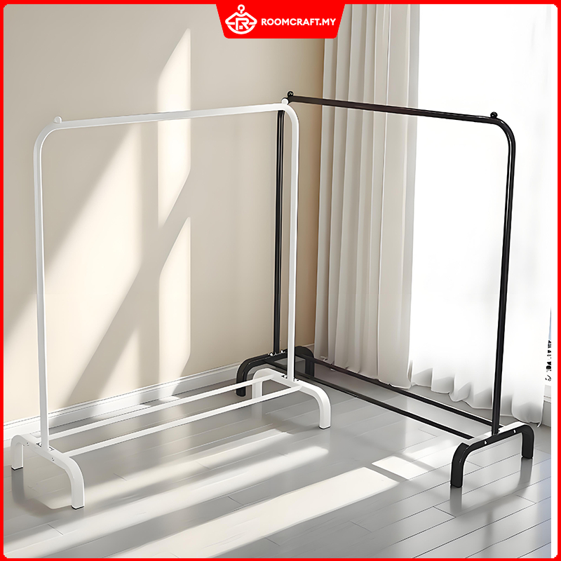 Single/Double Pole Clothes Drying Rack Clothes Hanger Rack Clothes Rack ...