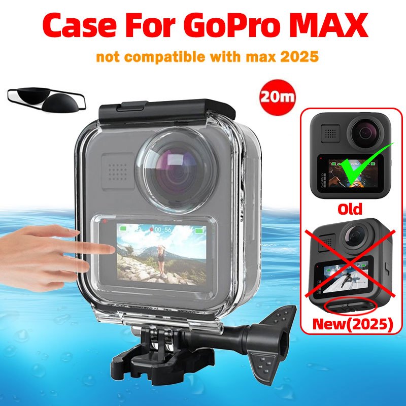 Waterproof Housing Case for GoPro MAX 360 Diving Protection 20M ...