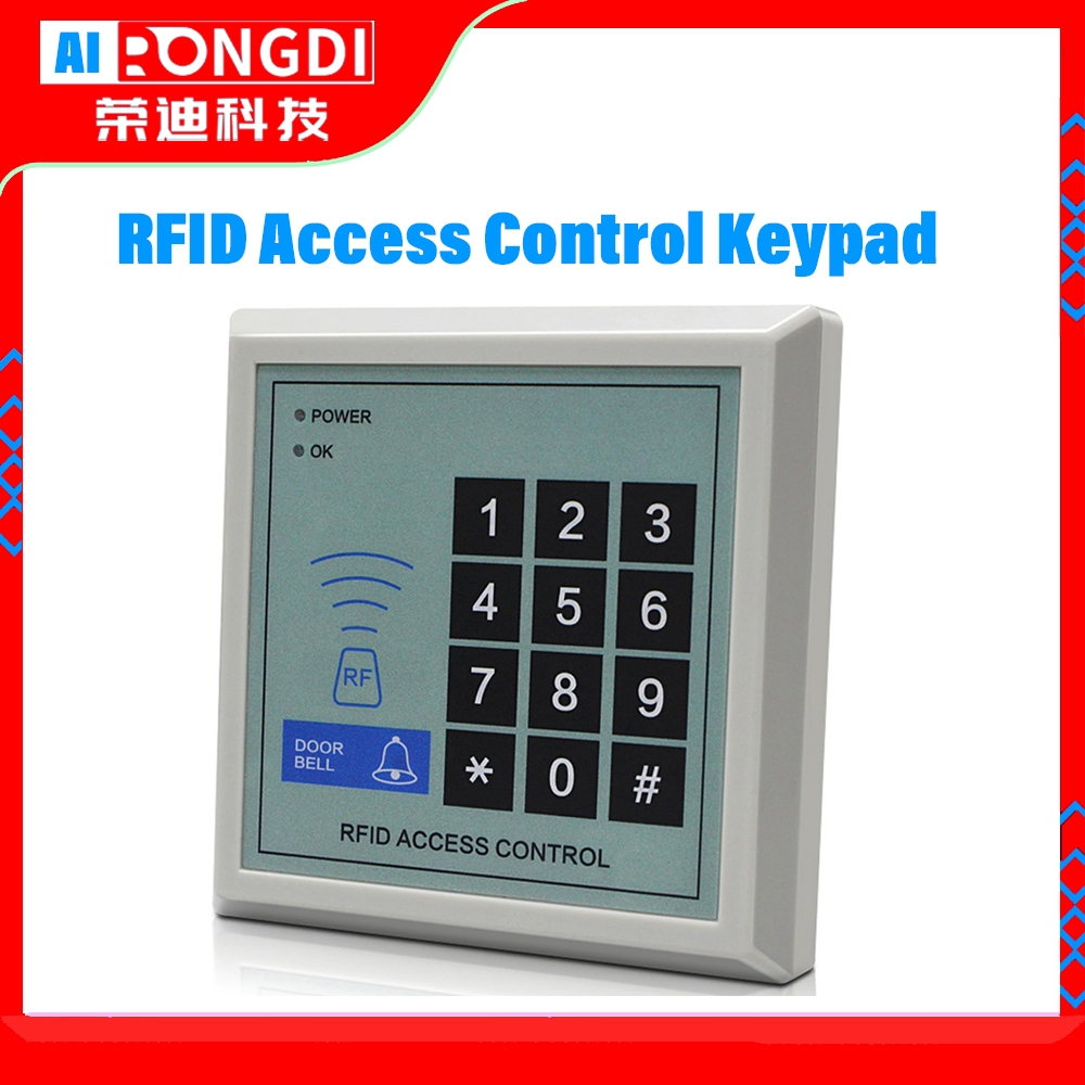 RFID 125Khz Access Control Keyboard Security RFID Proximity Entry Door ...