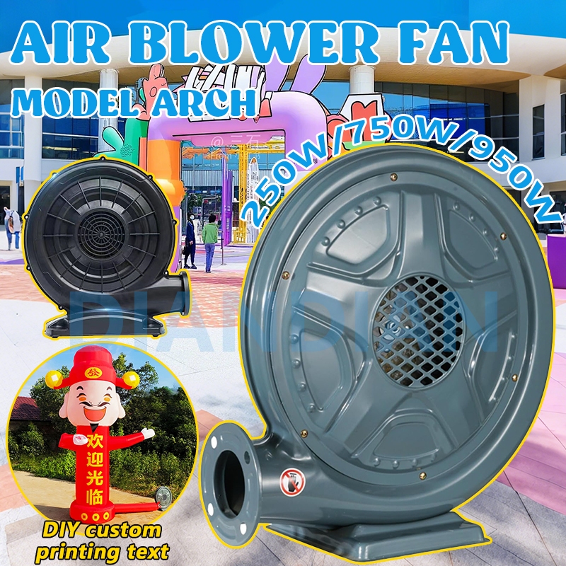950W DIY custom text Fan pump fan for inflatable bounce house castle ...