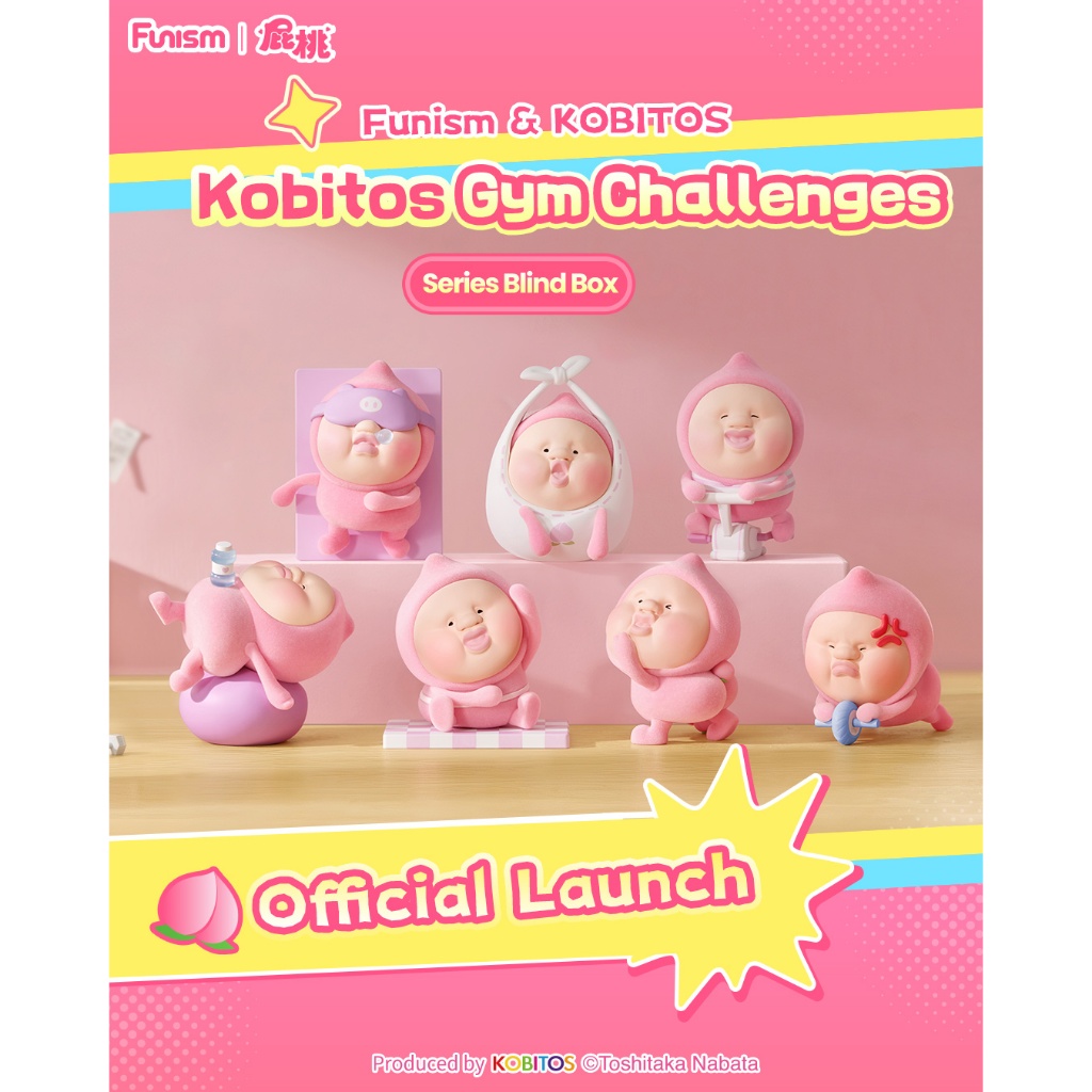 FUNISM Kobitos Gym Challenges Series Figures Series Blind Box Action ...