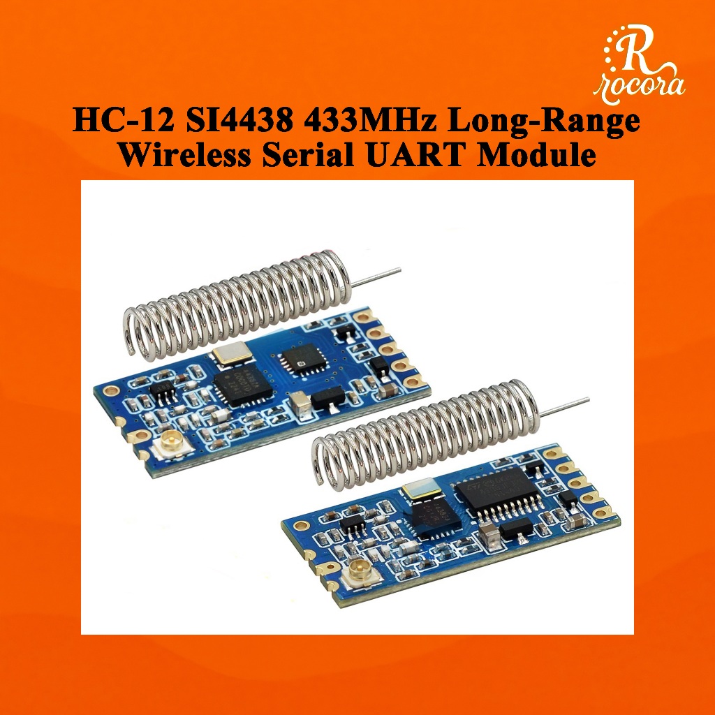 HC-12 SI4438 433MHz Long-Range Wireless Serial UART Module for Arduino ...
