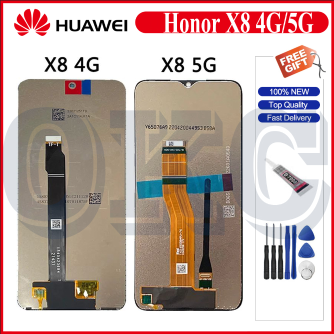 Original LCD For Huawei Honor X7 X8 4G 5G LCD Display Touch Screen Digitizer Assembly LCD ...