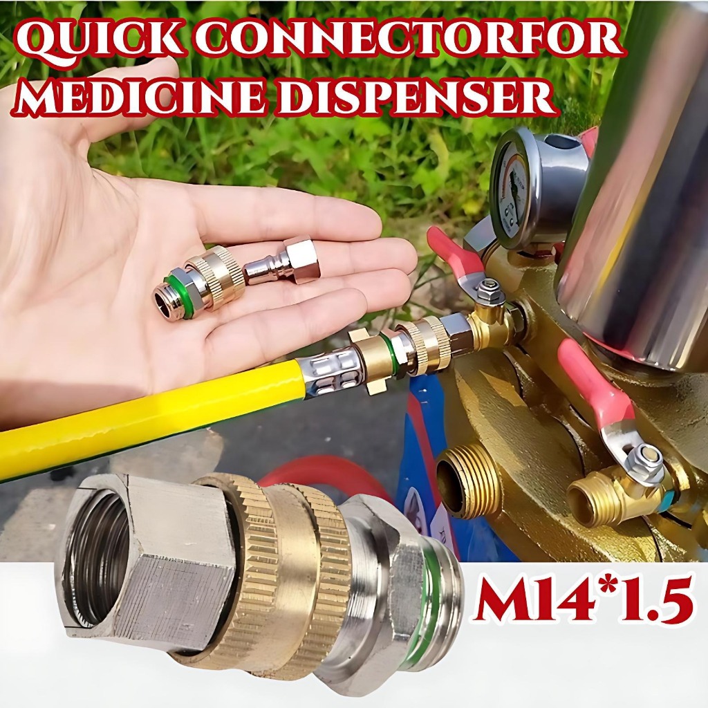 Power Sprayer Hose Connector Quick Coupling Quick Connector Pump Racun ...