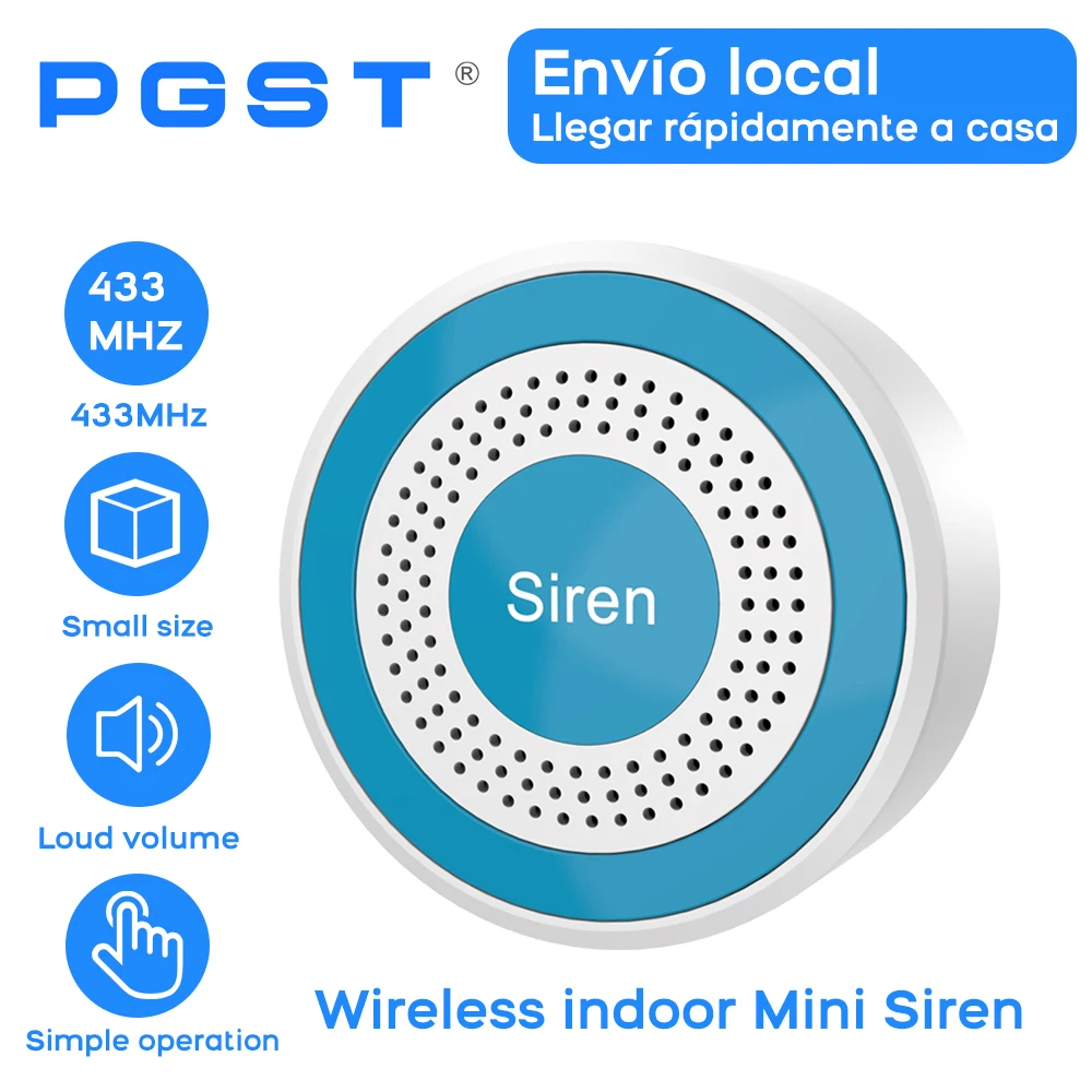 PGST Wireless Siren 100dB 433Mhz for PGST Alarm Host Model | Shopee ...