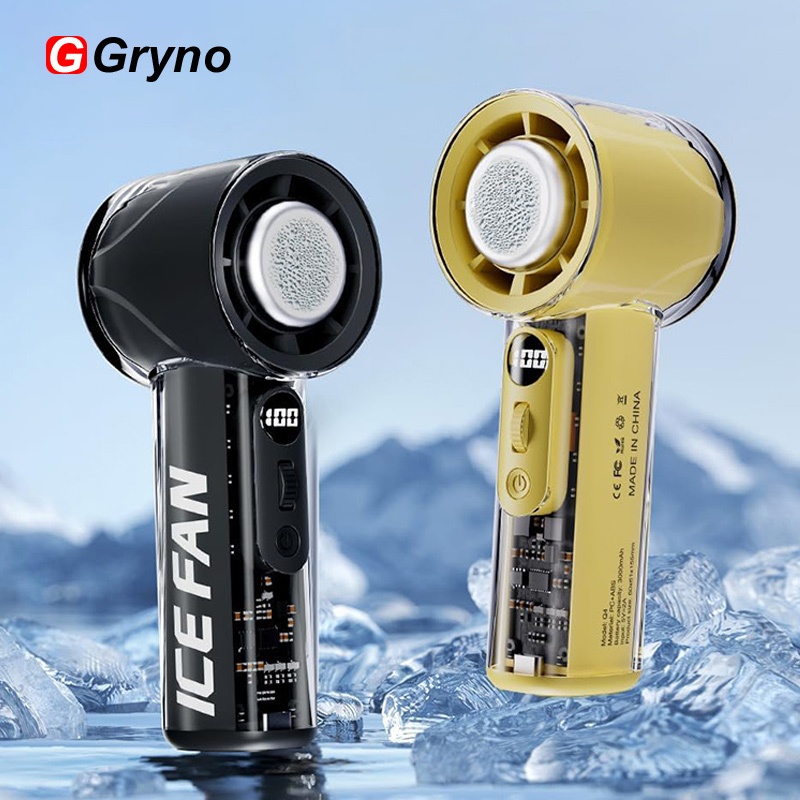 Gryno 3000mAh Mech Fan Portable Handheld Mini Fan USB Rechargeable 1 ...