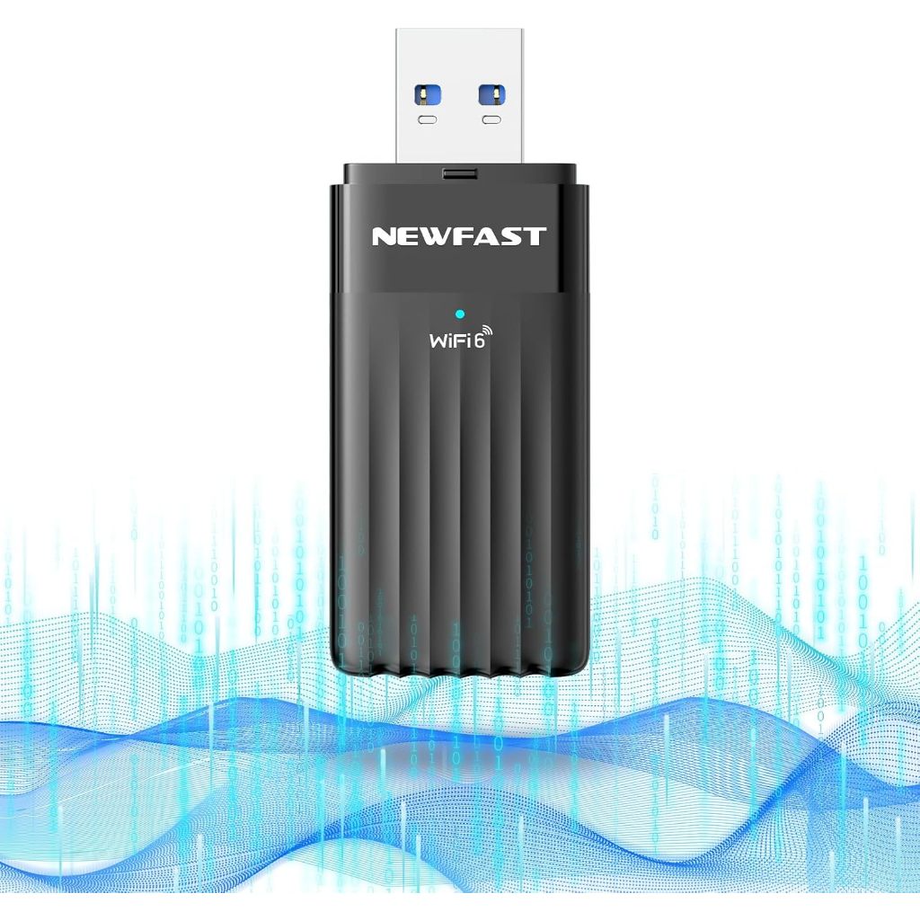 NEWFAST AX3000 WiFi6 USB WiFi Adapter for PC,Dual Band USB3.0 WiFi ...