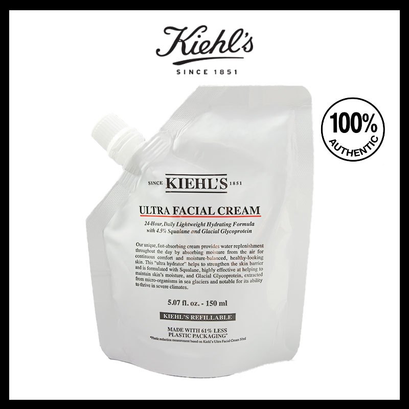 Kiehl's Ultra Facial Cream Sustainable Refill Pack (150ml) | Shopee ...