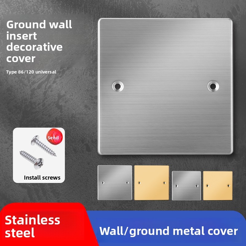 86 Type Stainless Steel Socket Panel Blank Panel Decorative Cover ...