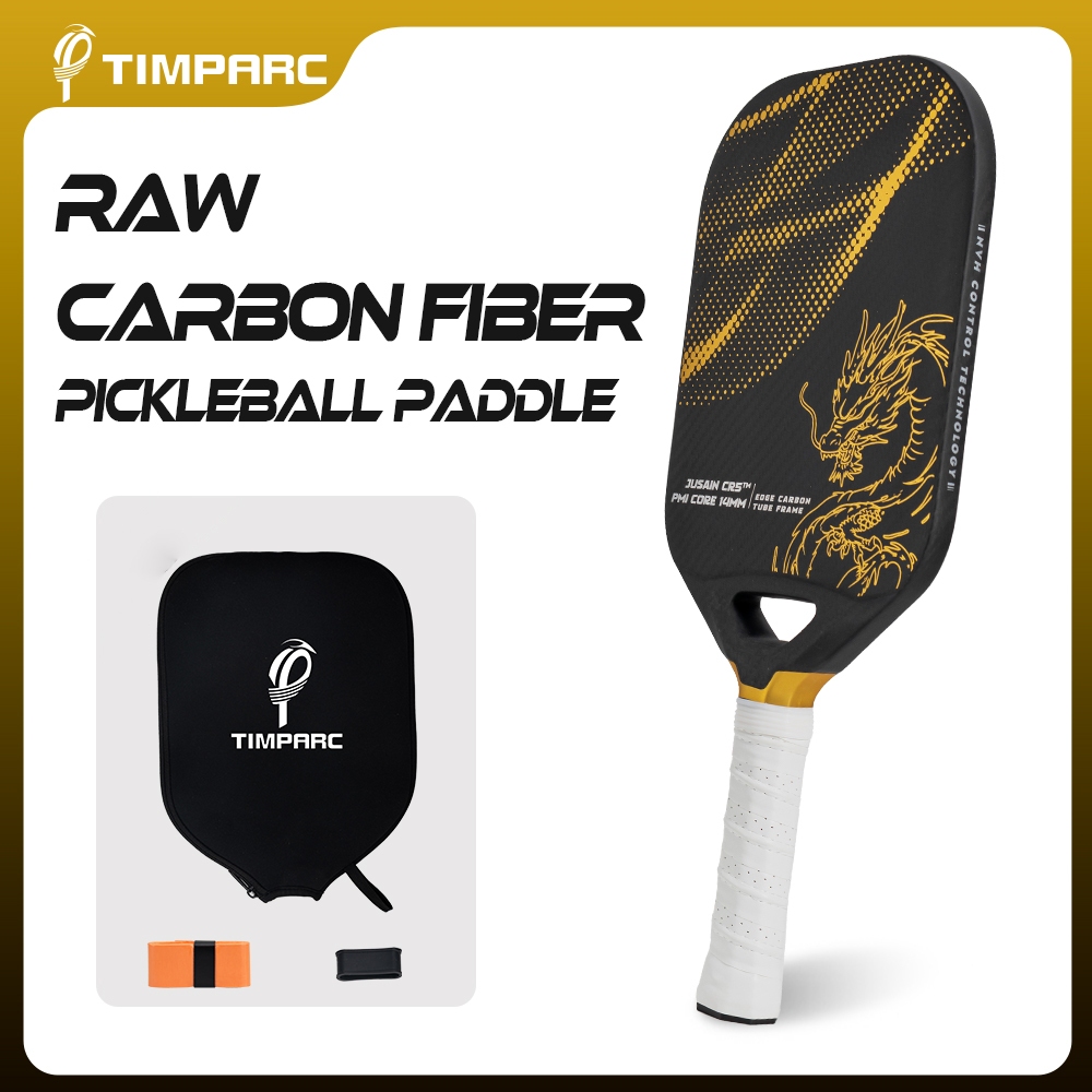 TIMPARC 14MM Edgeless Dragon T700 Carbon Fiber Pickleball Paddle I ...