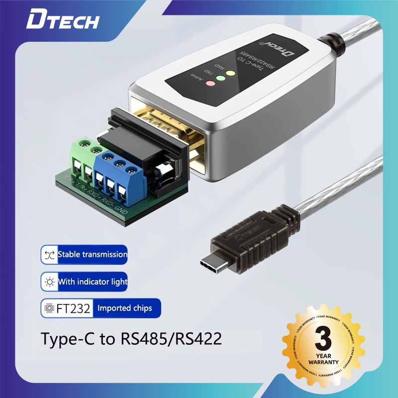 DTECH Type-C to RS422/RS485 9-Pin serial port cable with Imported ...