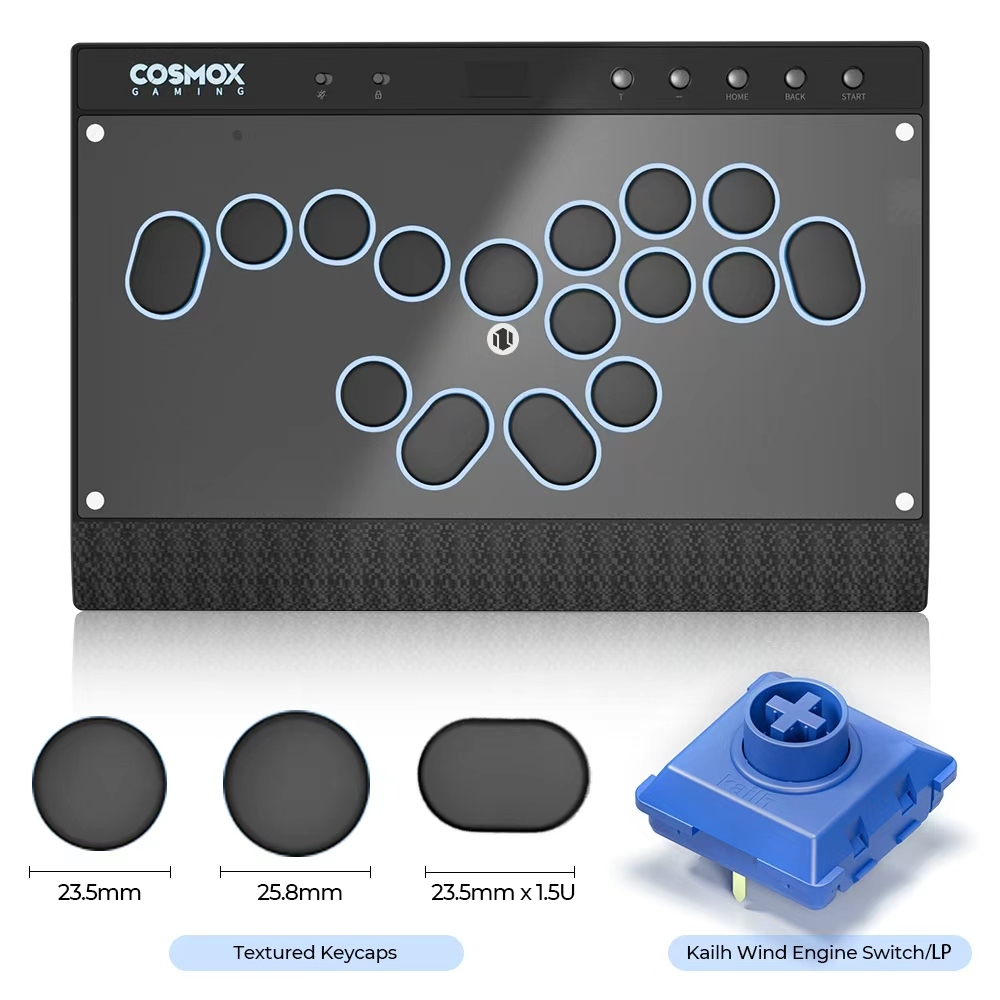 Haute42 Magnetic Hitbox Leverless Controller Game Controller For PC/PS4/PS5/Switch Stickless ...