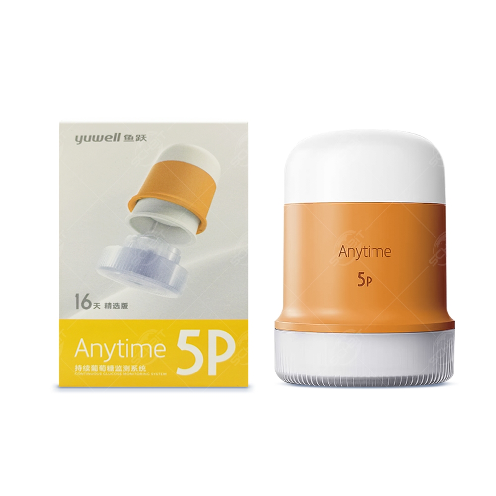 Yuwell Anytime 5P CGM Continuous Blood Glucose Monitoring System Blood ...