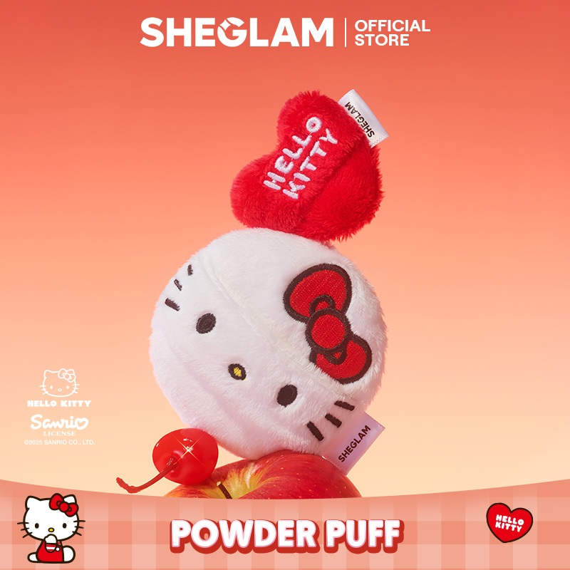 Hello Kitty X SHEGLAM Cupid Cutie Powder Puff Recycling Cruelty-Free ...