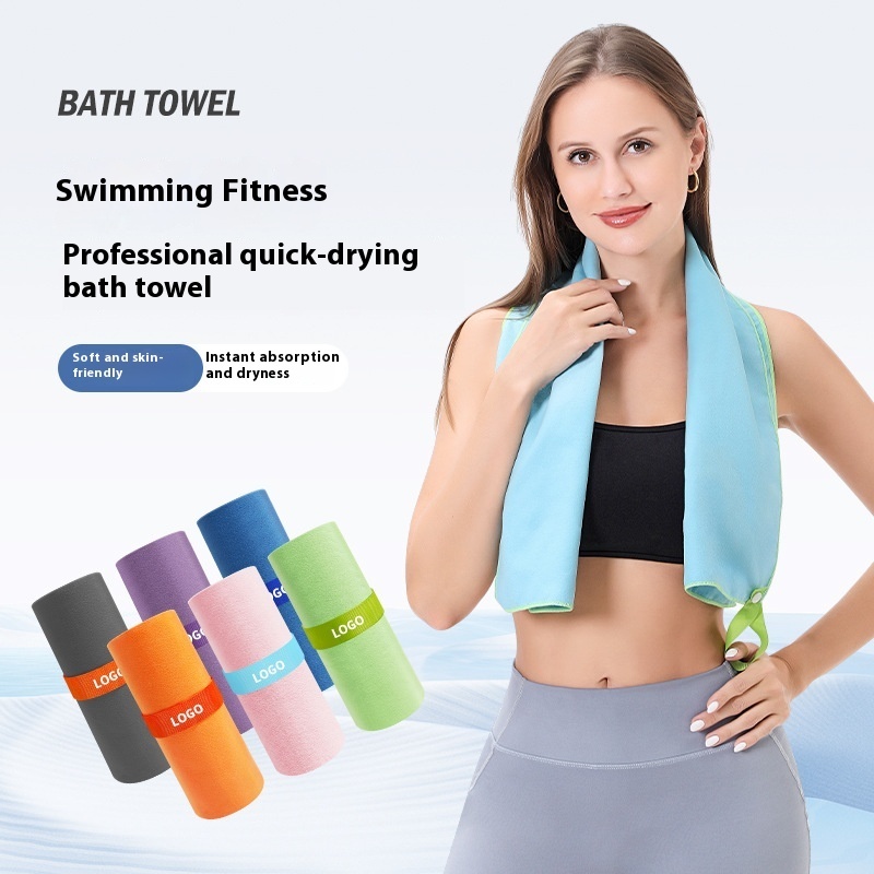 Double-Sided Fleece Quick-Drying Towel Portable Sports Towel Outdoor ...