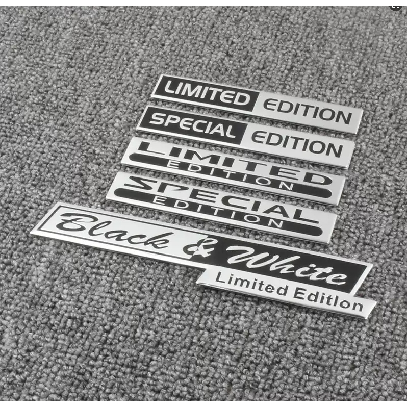 Creative DIY Decorative Stickers LIMITED EDITION Version Car Label ...