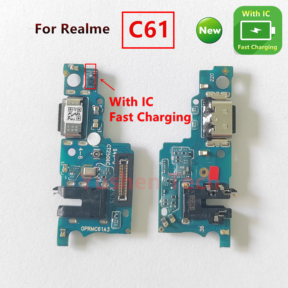 For Realme C61 India RMX3933 RMX3931 RMX3930 Charging board Type-C ...