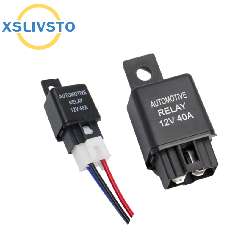 1 pcs 4pin 40A DC12v/24v car auto relay automotive relay with relay ...