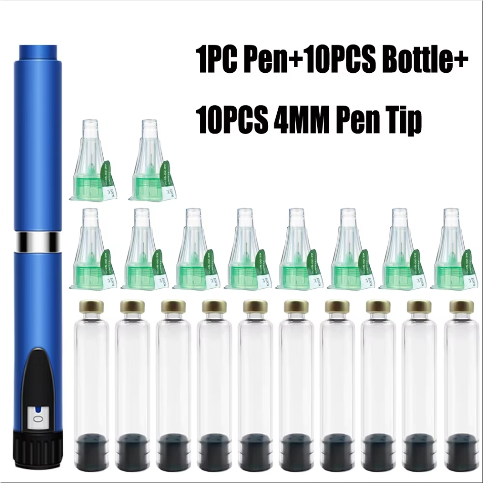Magic Pen Tattoo Pen 10pcs Insulin Cartridges 3ml Empty Cassette Bottle ...