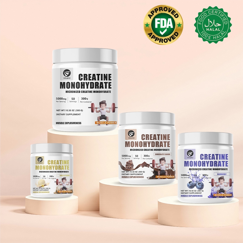 Multiple flavors of creatine monohydrate powder cell technology ...
