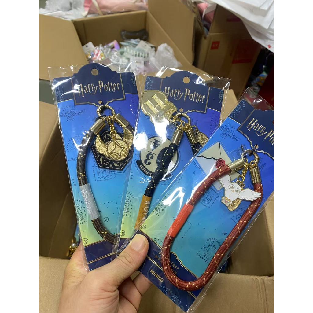 Miniso Harry potter metal badge phone chain | Shopee Malaysia