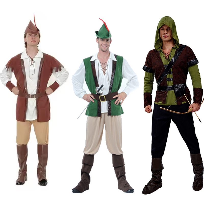 Indian Brave Hunter Warrior Adult Man Boys Fairy Tales Robin Hood Peter ...