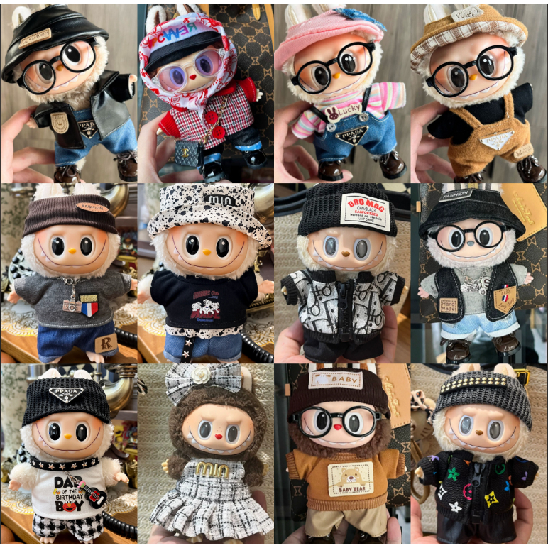 labubu v1clothes labubu v2 clothes Macarons labubu clothes sitting ...