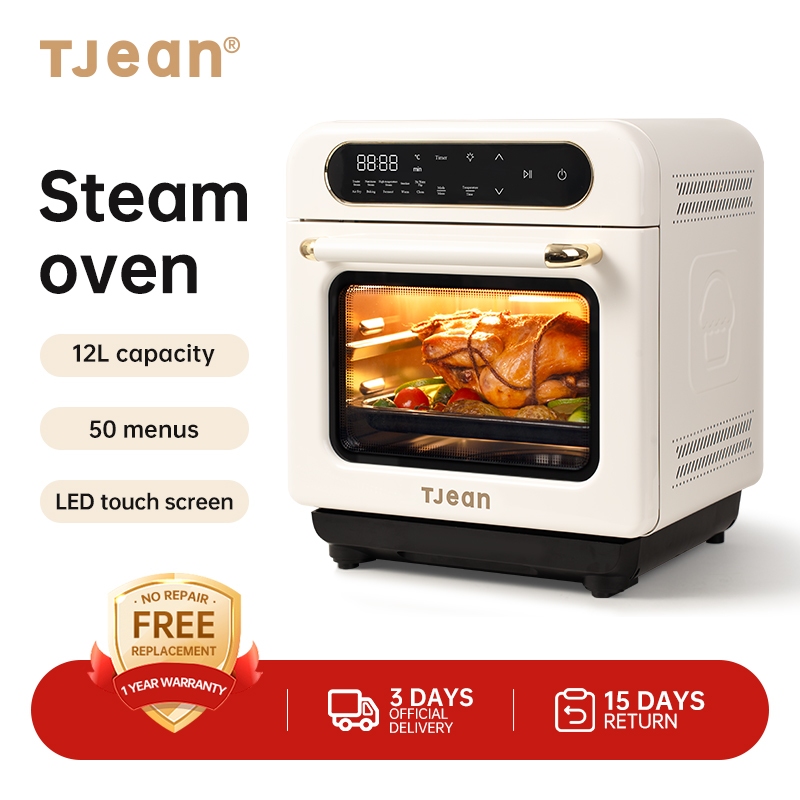 TJean Steam Oven Multifunctional Household Steam Air fryer Oven（12L ...