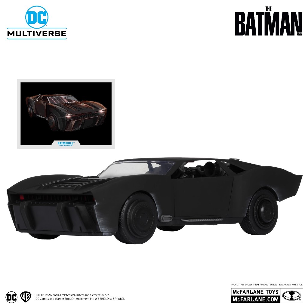 McFarlane New Batman 2022 Batmobile Vehicle Hand Model | Shopee Malaysia