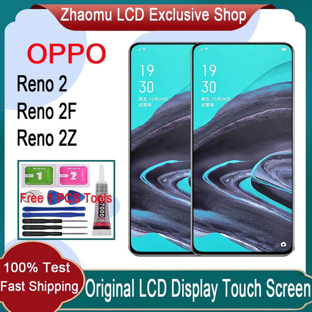 Original AMOLED OPPO Reno 2 2F 2Z LCD Display Touch Screen Replacement ...