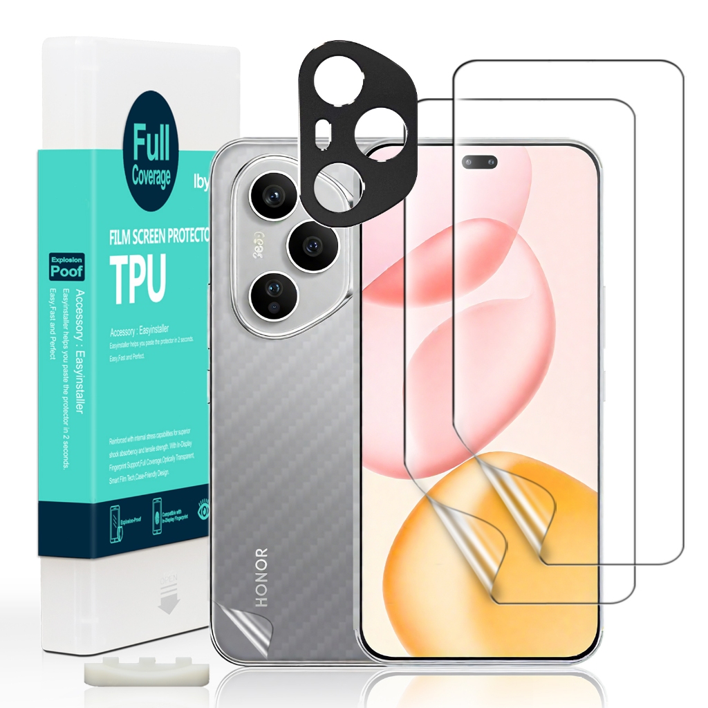 Ibywind for Honor 400 Pro 5G Screen Protector(Pack of 2), with Lens ...
