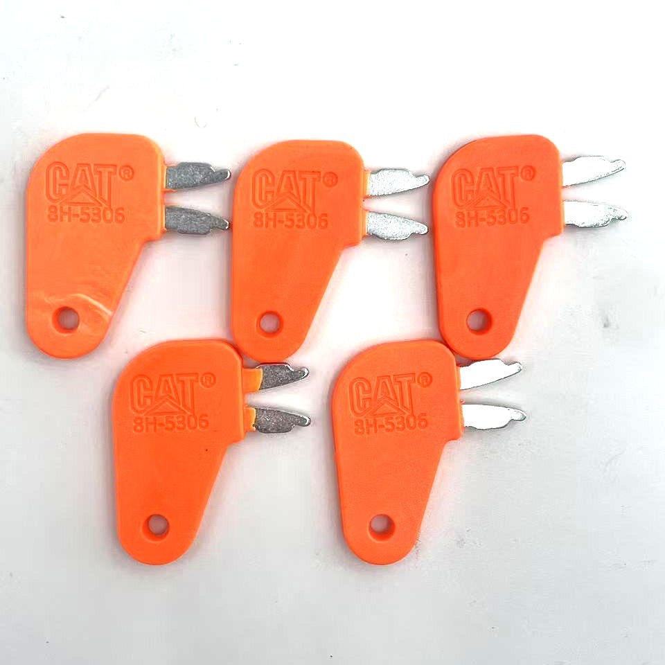 5Pcs Excavator Orange Colors Keys 8H-5306 8H5306 8398 for CATS ...