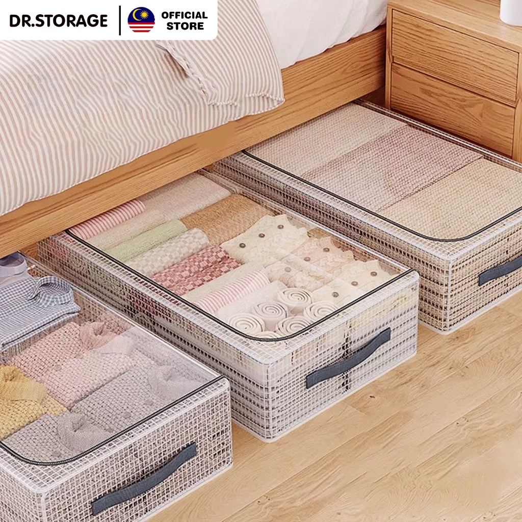DR.STORAGE Foldable Storage Box Organizer Kotak Baju Storage Box Simpan ...