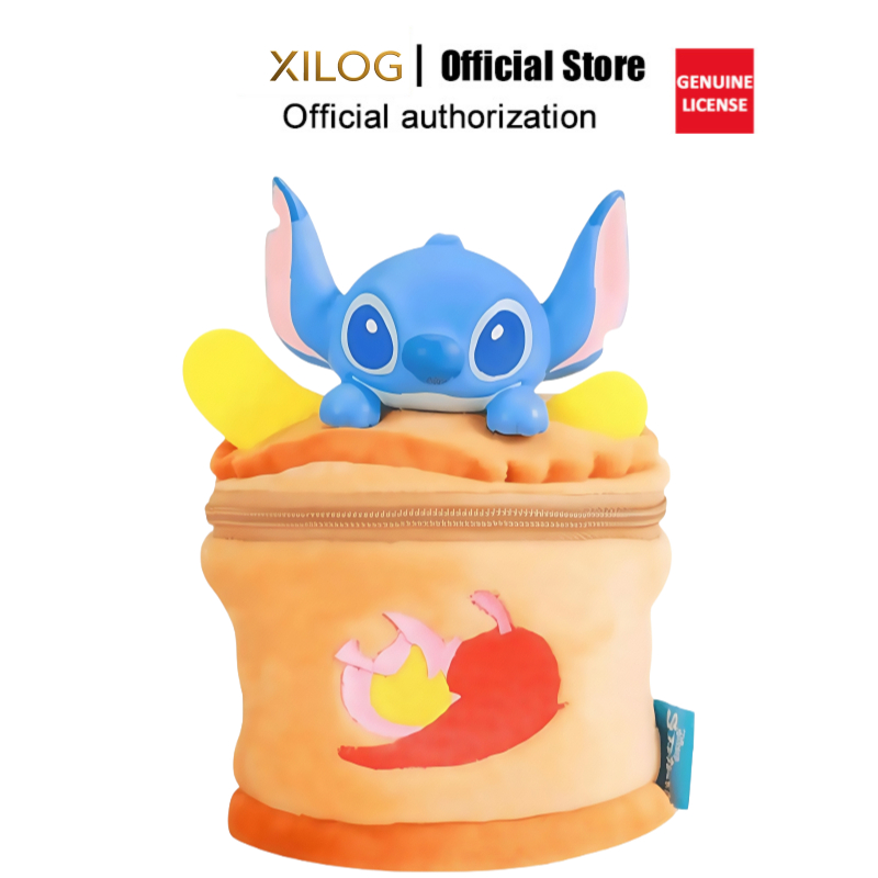 MINISO Disney Stitch Fun Food Carry Bag Series Blind Box Plush Gift ...